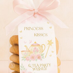 Princess Tea Party Invitation | Editable Canva Template | Pink Bow ...