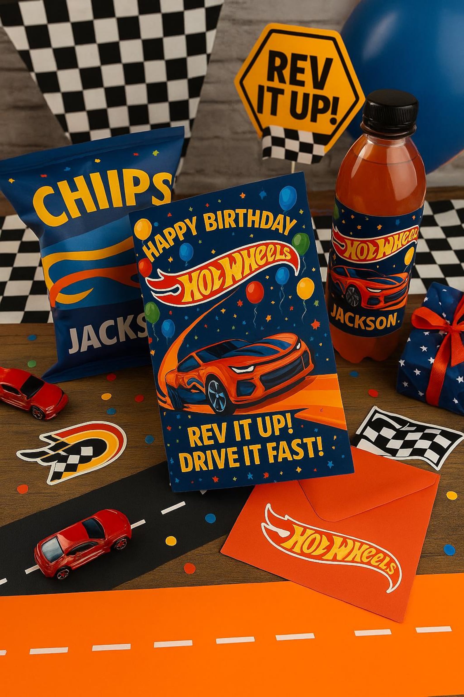 Race Car Birthday Card | Racing Party Printable | Editable PDF in 5 ...