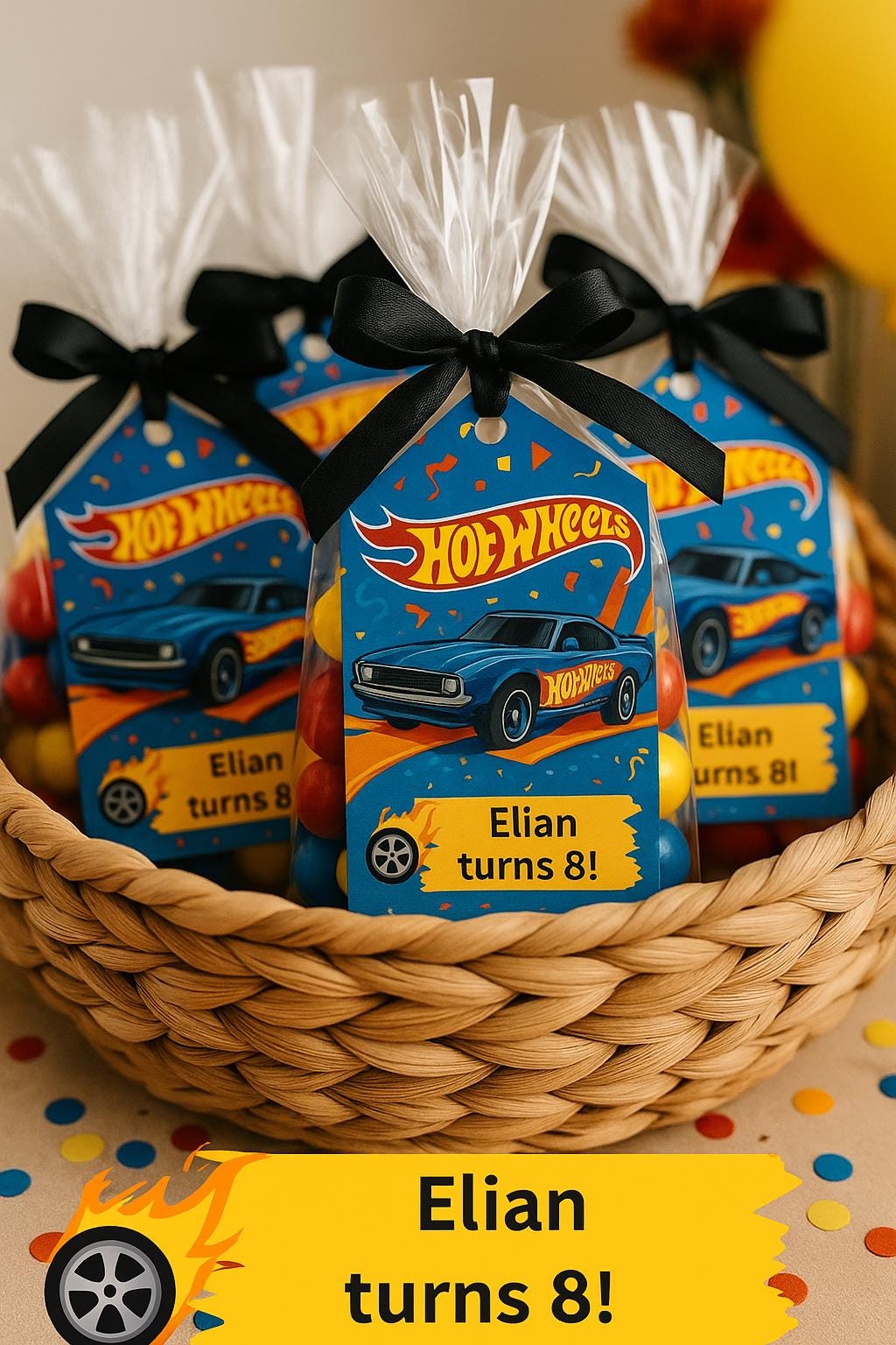 Race Car Birthday Gift Tags | Racing Party Favors for Boys | Printable ...