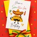 Funny Taco Birthday Card |fiesta Nacho Theme | Printable Digital ...
