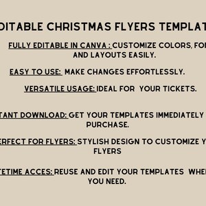 Editable Christmas Flyer Bundle | Printable Holiday Festival Posters ...