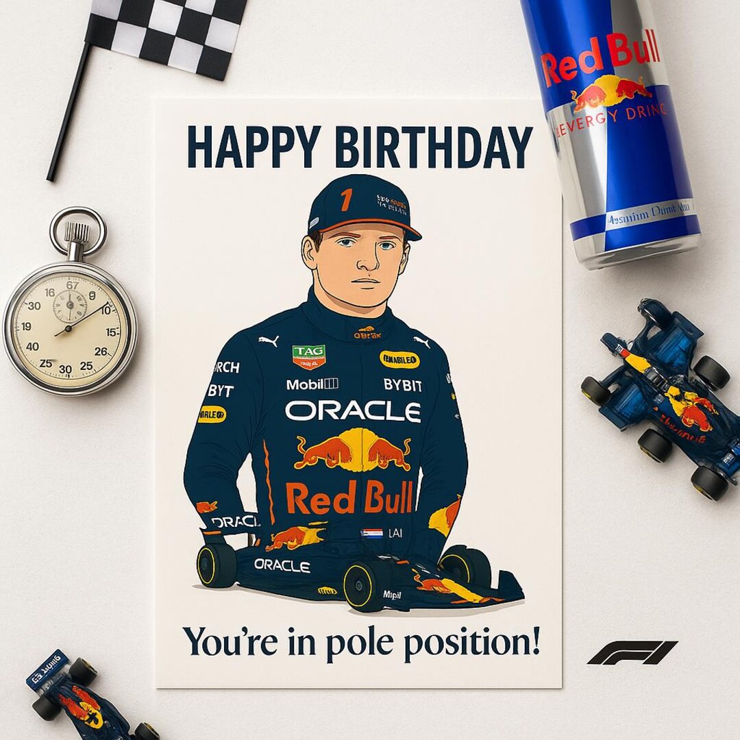 Race Car Birthday Card Printable – Folded PDF in 5 Sizes – Boys Speed ...