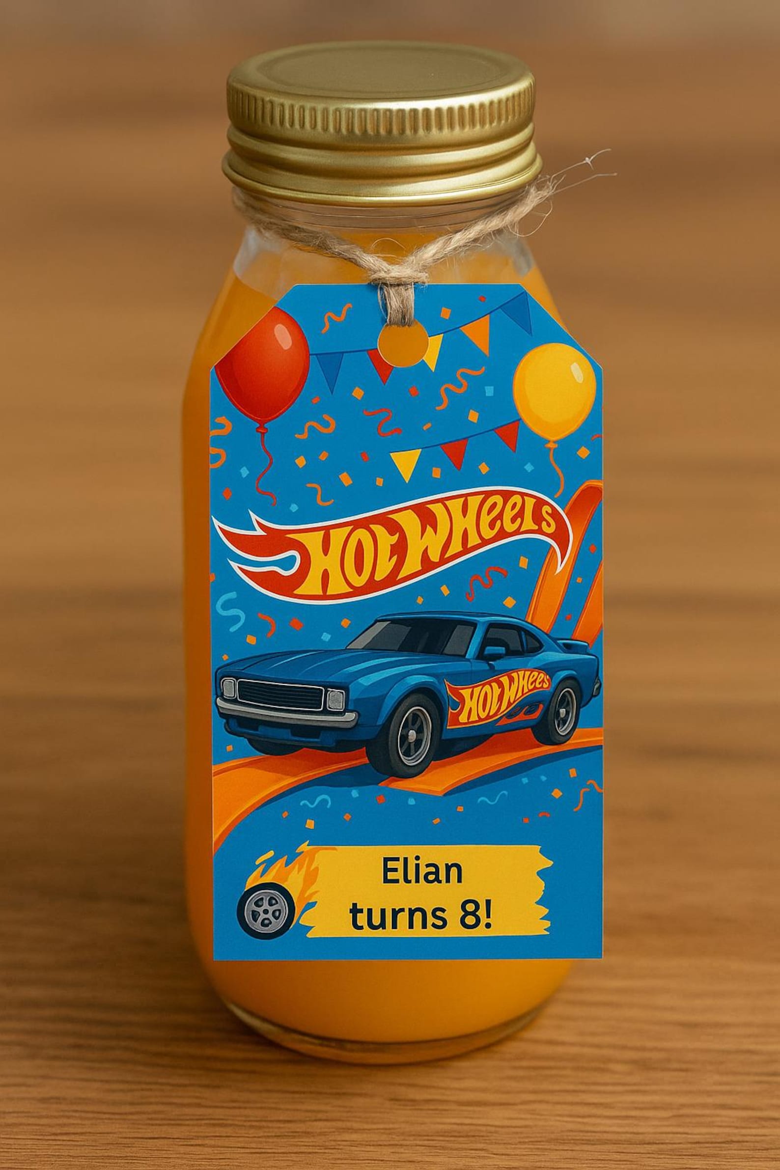Race Car Birthday Gift Tags | Racing Party Favors for Boys | Printable ...