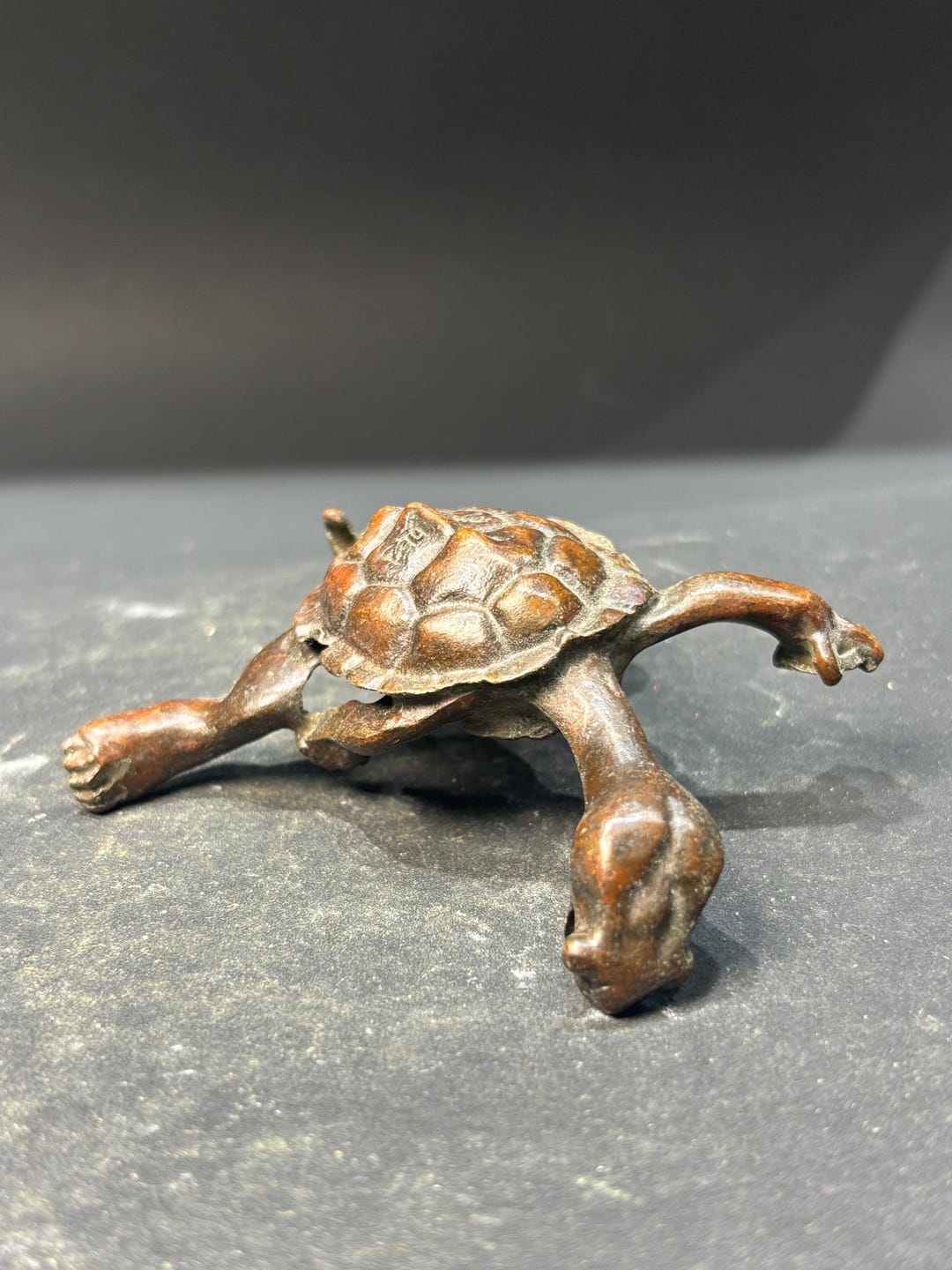 Collectable Bronze Carving Sea Turtles Statue Antique Desktop,birthday ...