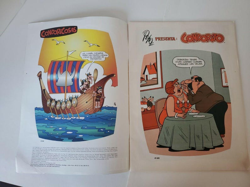 Condorito La Revista Chistes Clasicos 114 Español PLOP - Etsy