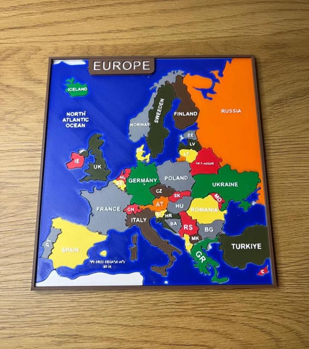 Europe Map Puzzle - Etsy