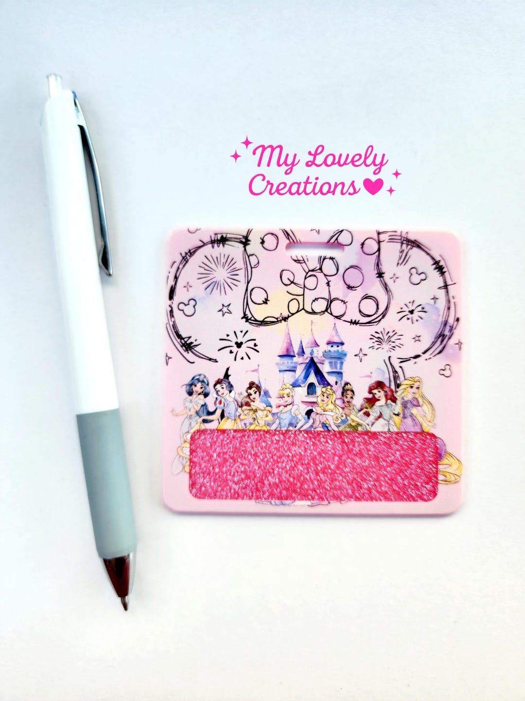 Badge Buddy ID Holder | Horizontal ID Badge Backer for Work - Etsy