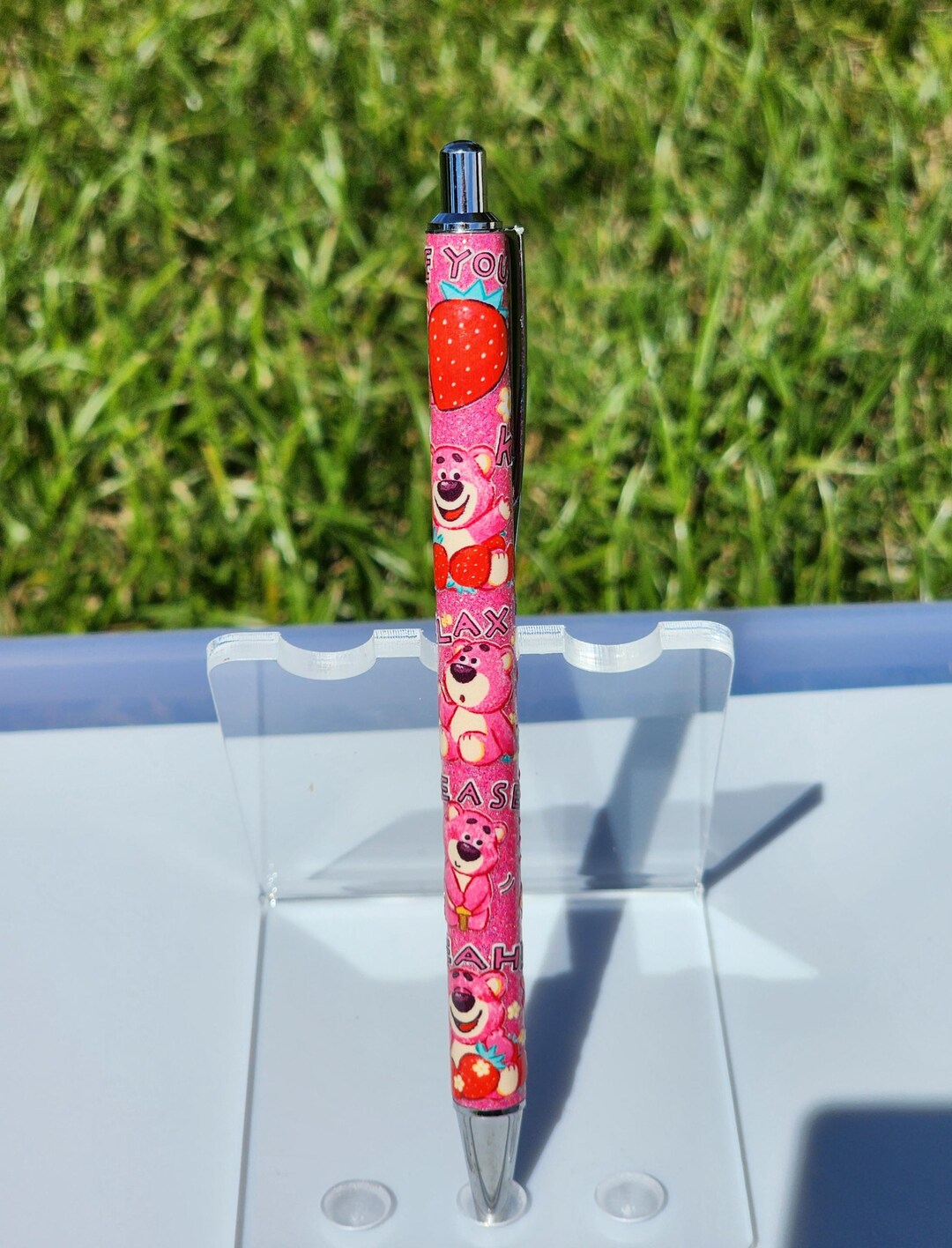 Glitter Ballpoint Pen | Kawaii Writing Pen, Office Stationery - Etsy