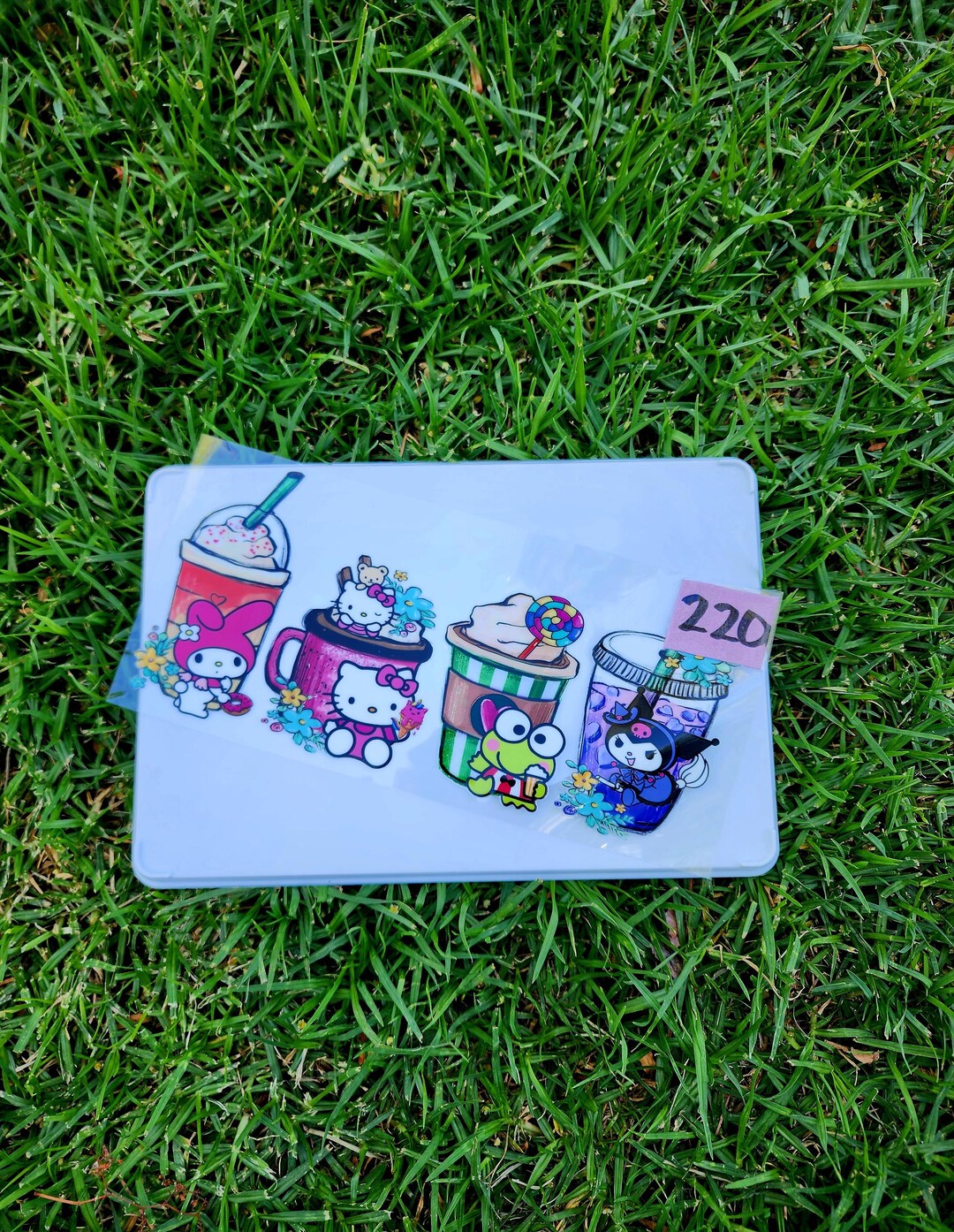 Hello Kitty UV DTF Cup Wrap | Kawaii Smoothie Theme, 16oz Tumbler Decal ...