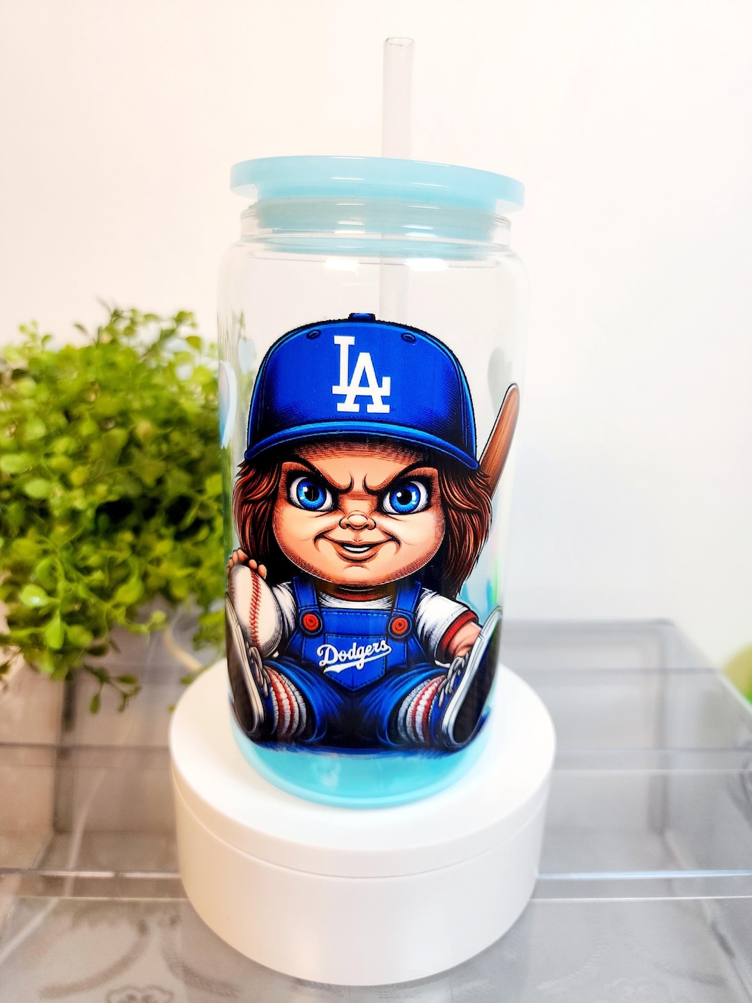 Chucky Cup/tumbler/can, (16 Oz.) Comes With Lid and Straw - Etsy