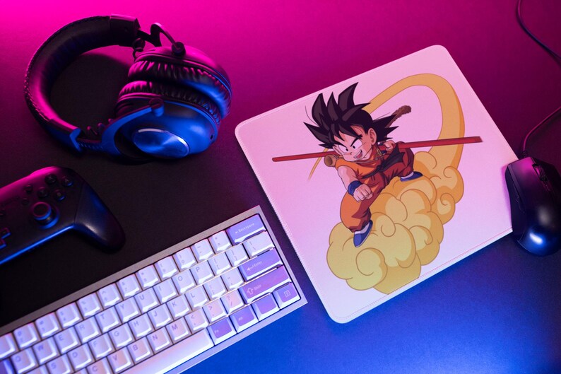 Goku Desk Mat, Dragon Ball Computer Desk Pad, Gaming Mouse Pad, Anime ...
