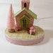 Handcrafted Easter/spring Putz-style Glitter Church Display - Etsy