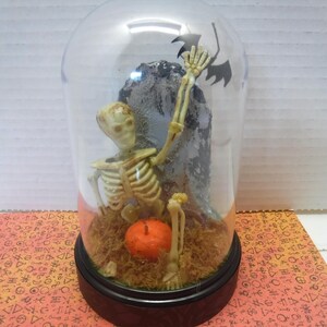 Handcrafted Halloween Cloche Disjointed Skeleton - Etsy