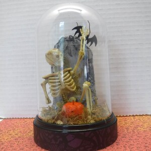 Handcrafted Halloween Cloche Disjointed Skeleton - Etsy