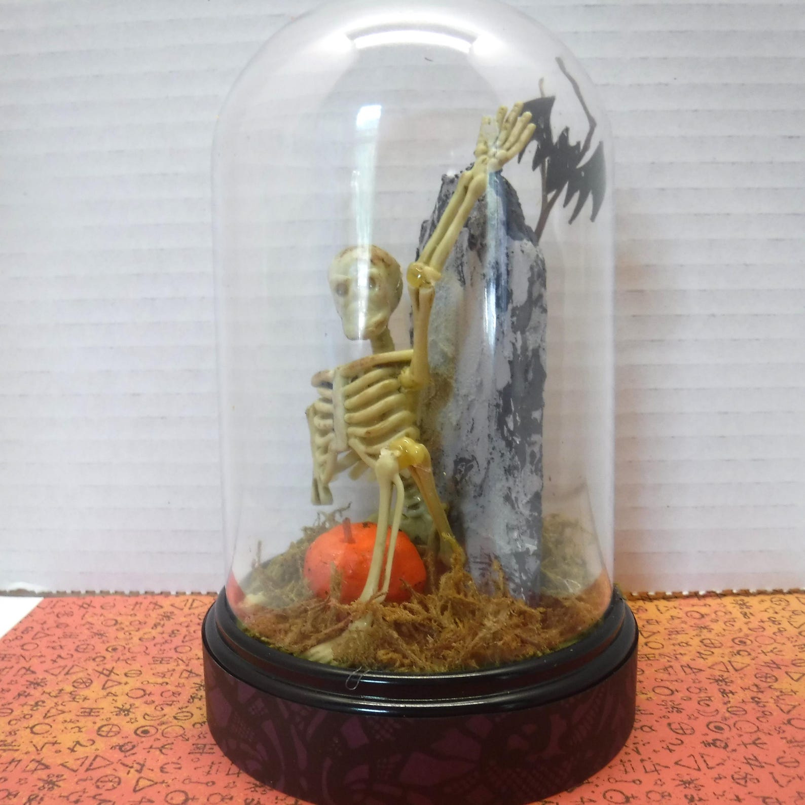 Handcrafted Halloween Cloche Disjointed Skeleton - Etsy