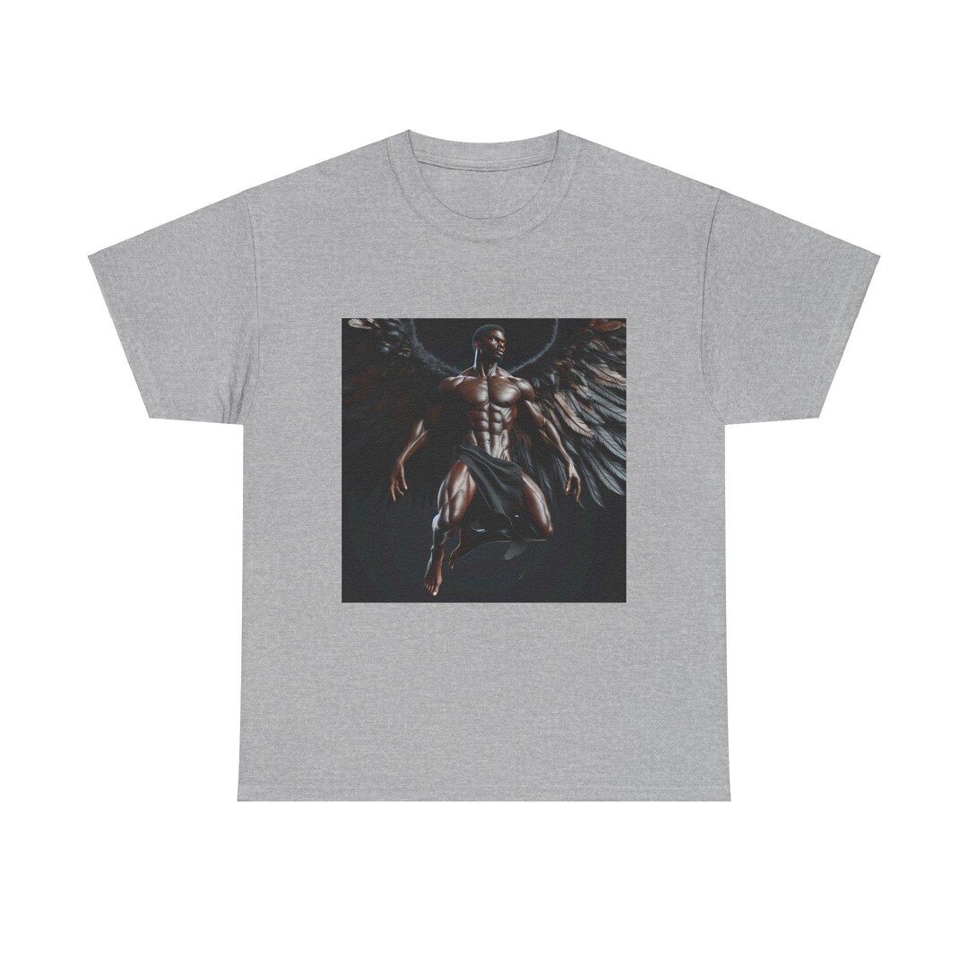 Guardian Angel Graphic Tee, Unisex T-shirt for Spiritual Souls, Workout ...