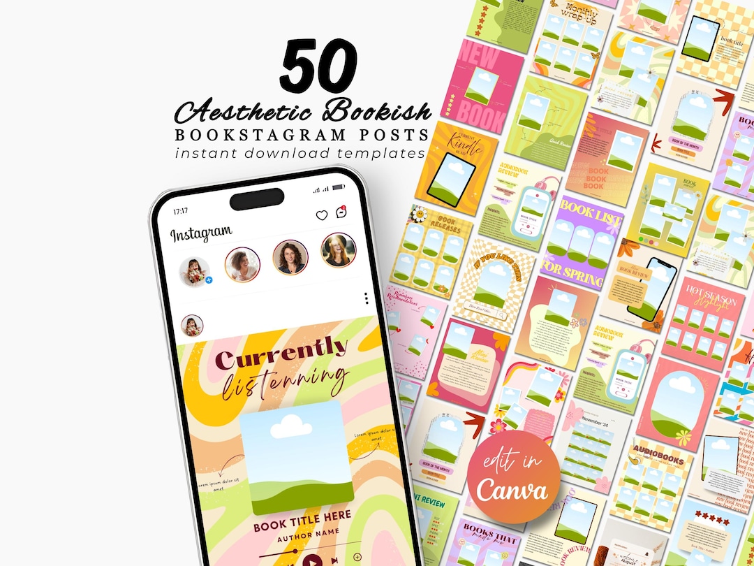 Book Trope Template Bookstagram Story Bookish Instagram Book Review ...