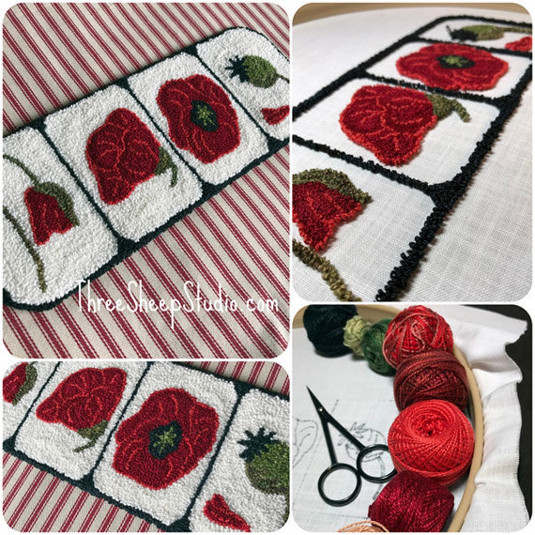 Remembrance - Punch Needle Pattern - #PN605 - Needlepunch Embroidery - Etsy