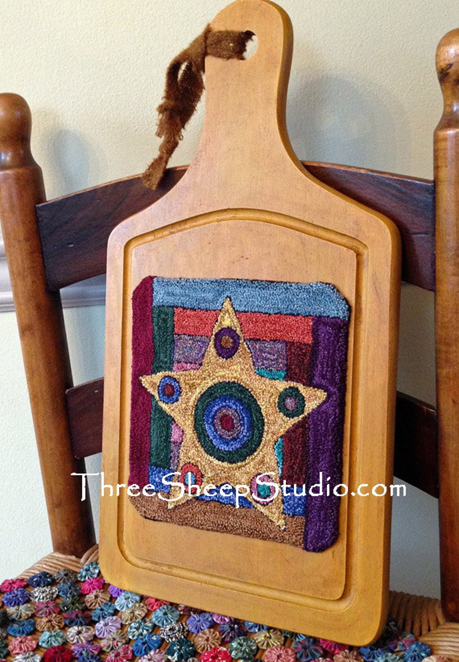 Lancaster County Star - Punch Needle Pattern - #PN526- Needlepunch ...