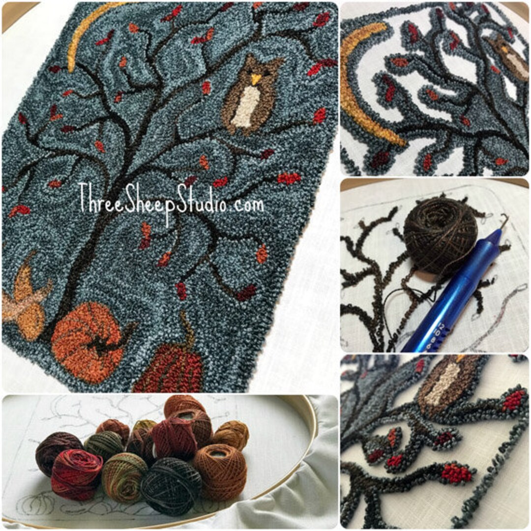 Fingernail Moon - Punch Needle Pattern - #PN568 - Needlepunch ...