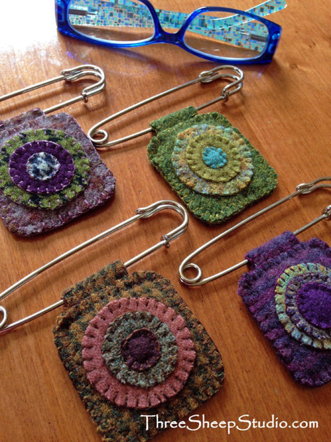 Wool Penny Pin Pattern WA108 - Etsy