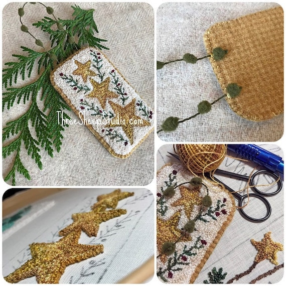 Star Bright Punch Needle Pattern PN613 Needlepunch | Etsy