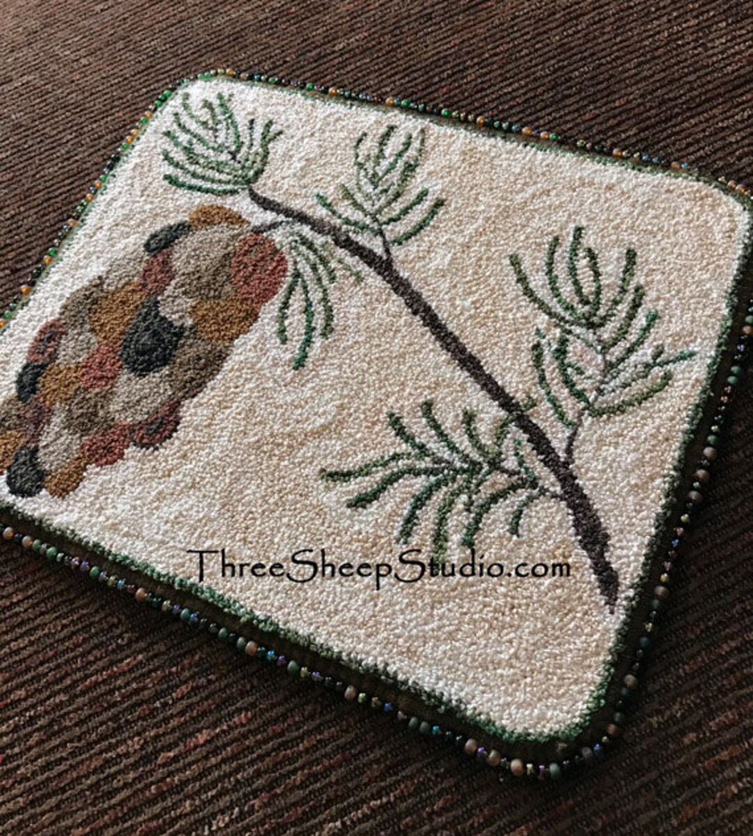 Winter Pine - Punch Needle Pattern - #PN512 - Needlepunch Embroidery - Etsy