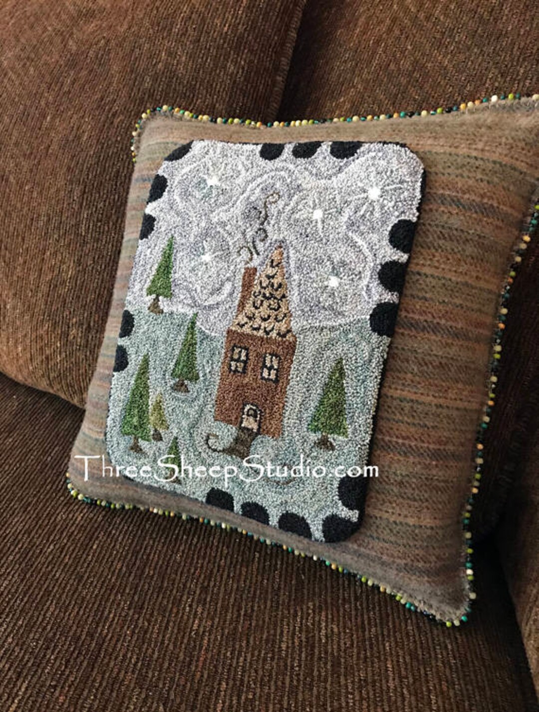 Grandma's House - Punch Needle Pattern - #PN524- Needlepunch Embroidery ...