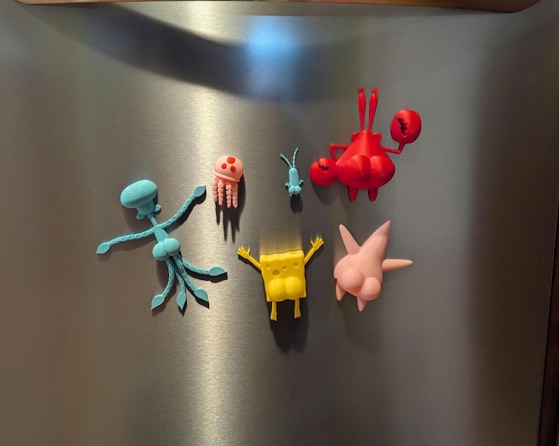 Sea Sponge and Friends Butt Magnets - Etsy