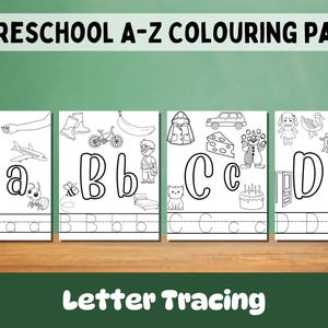 26 A-Z Colouring Pages | Alphabet Colouring Pages | Preschool Colouring ...