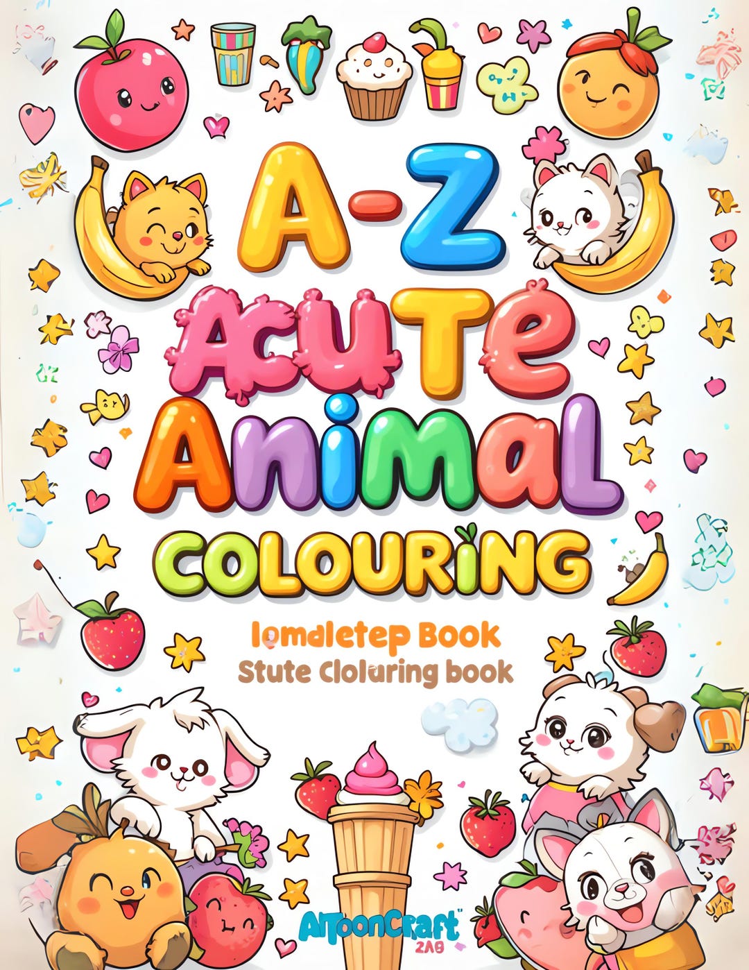 Animal Alphabet Coloring Book: A-Z - Etsy