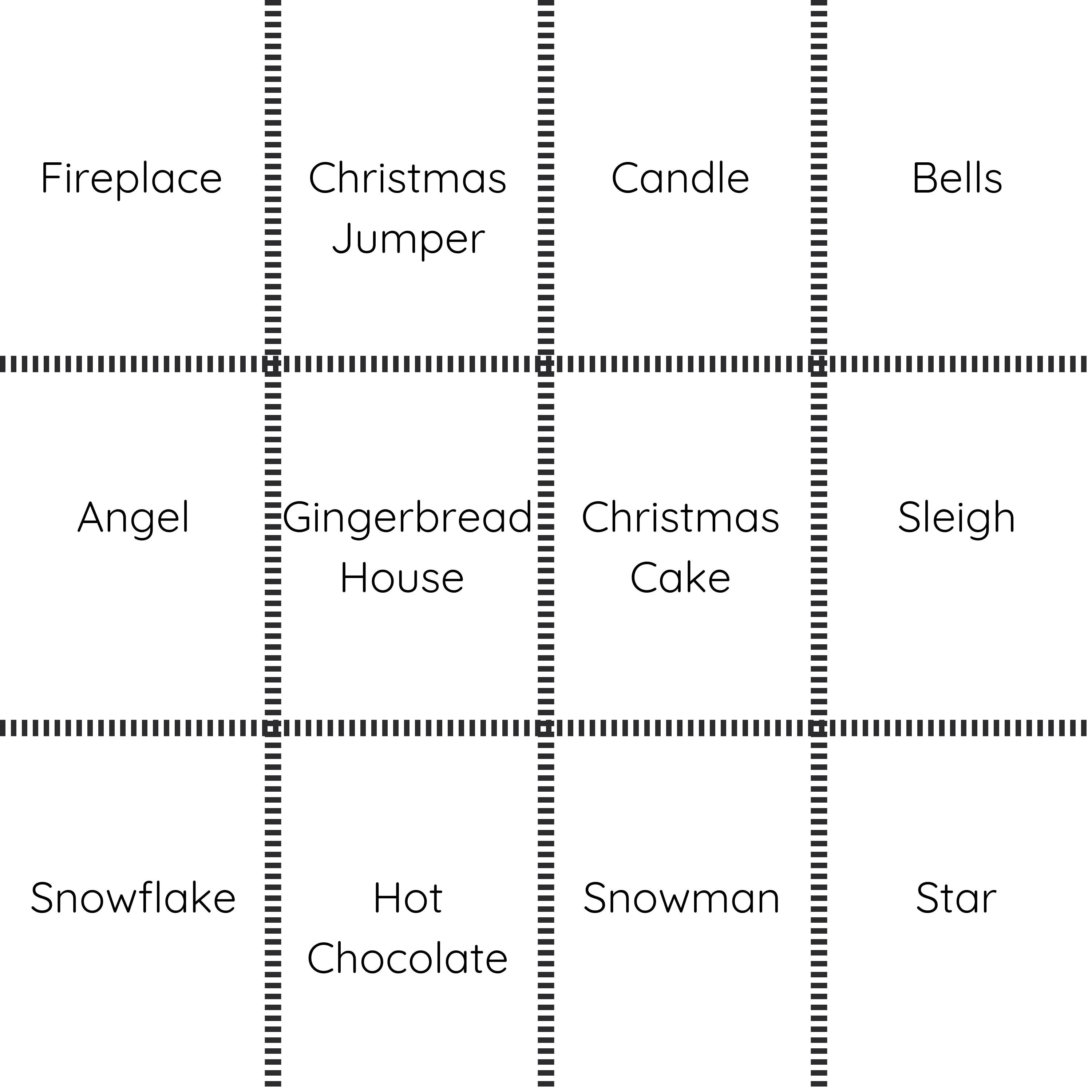 Vintage Christmas Memory Game - Word and Picture Matching- Christmas ...