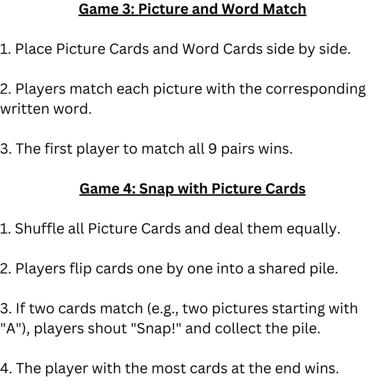 Alphabet Bingo Educational Game for Kids | Printable Learning Activity With Letters, Words, and ...