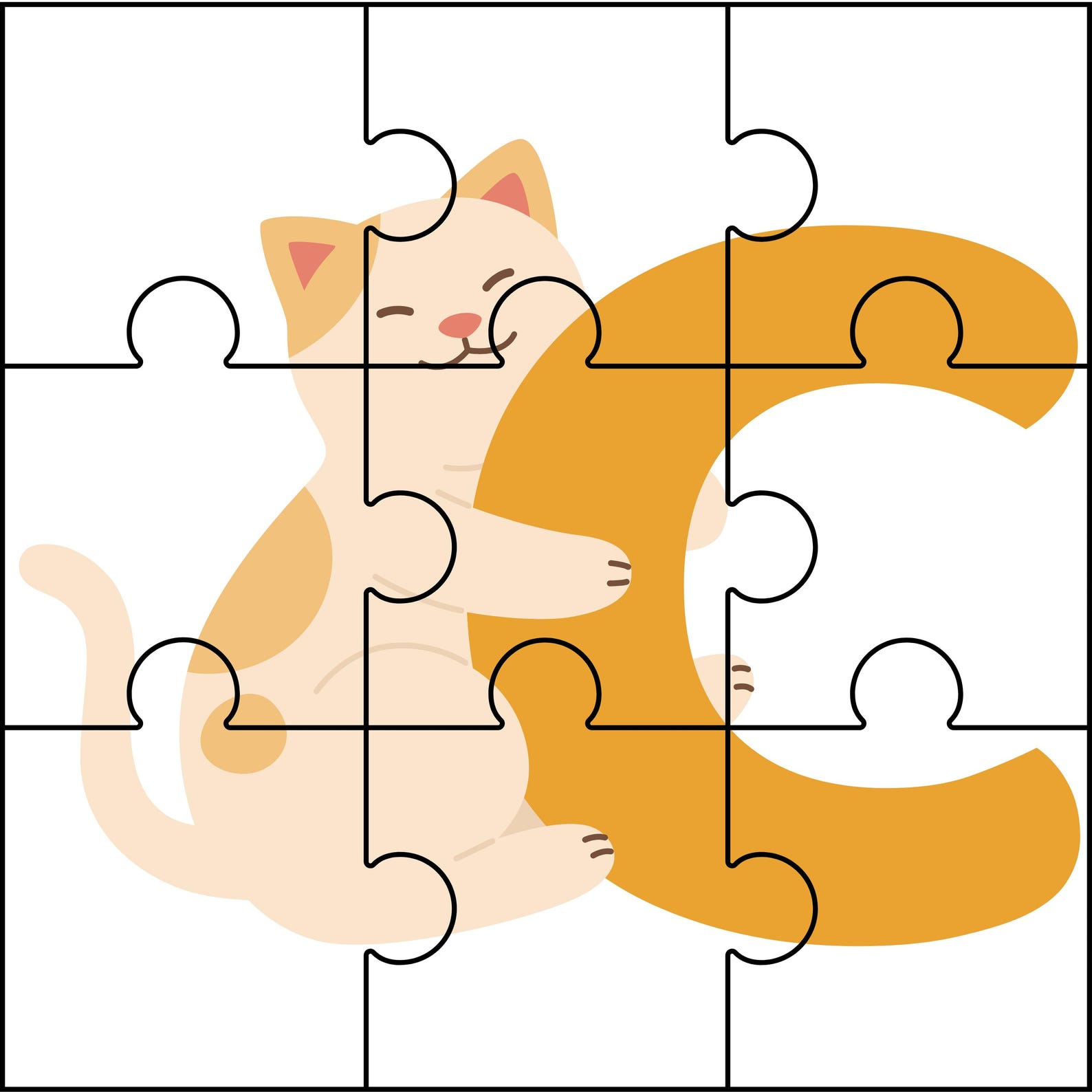 Alphabet Puzzle Set - 26 Letter Sound Recognition Puzzles - Digital ...