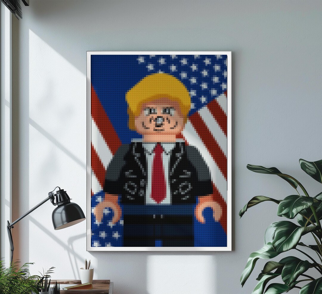 Poster Donald Trump Lego - Etsy