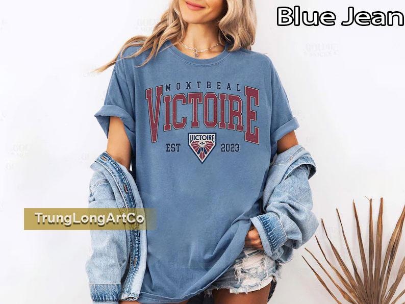 Montréal Victoire PWHL Vintage T-shirt: Comfort Colors Unisex Tee - Etsy