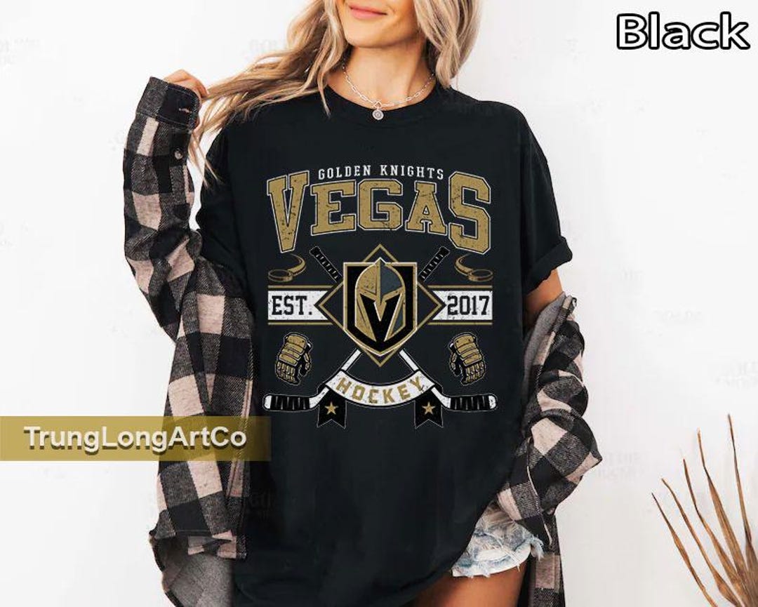 Comfort Colors® Vegas Golden Knights Hockey T-shirt, Game Day Golden ...