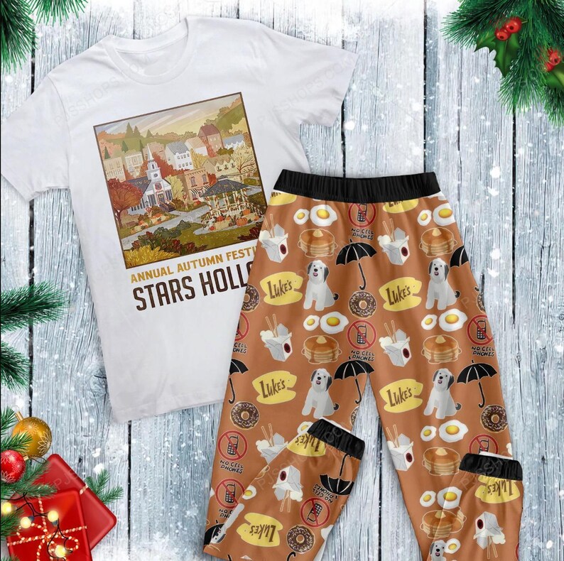 Gilmore Girls Star Hollow Pajamas Set, Personalized Family Pajamas ...