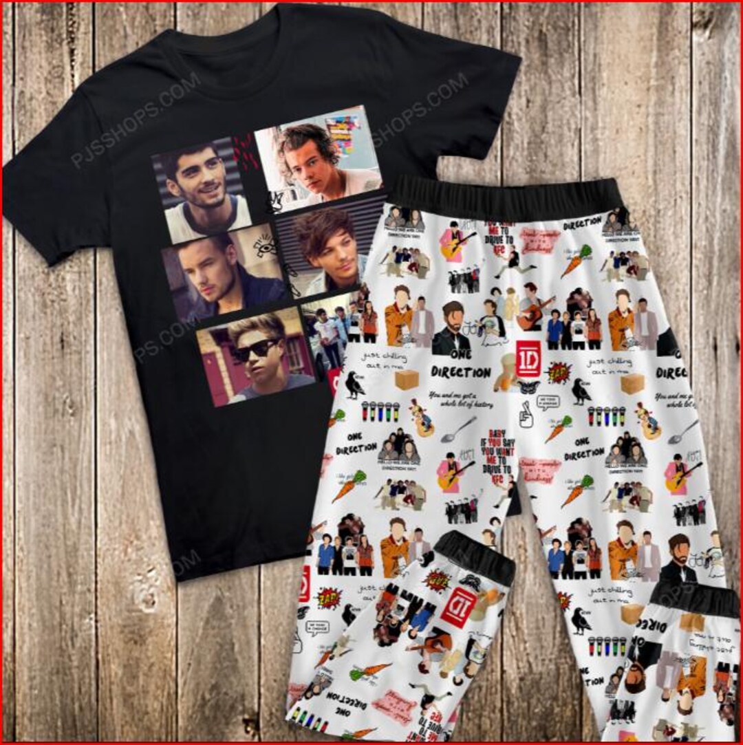 One Direction Pajamas Set, One Direction Personalized Family Pajamas ...