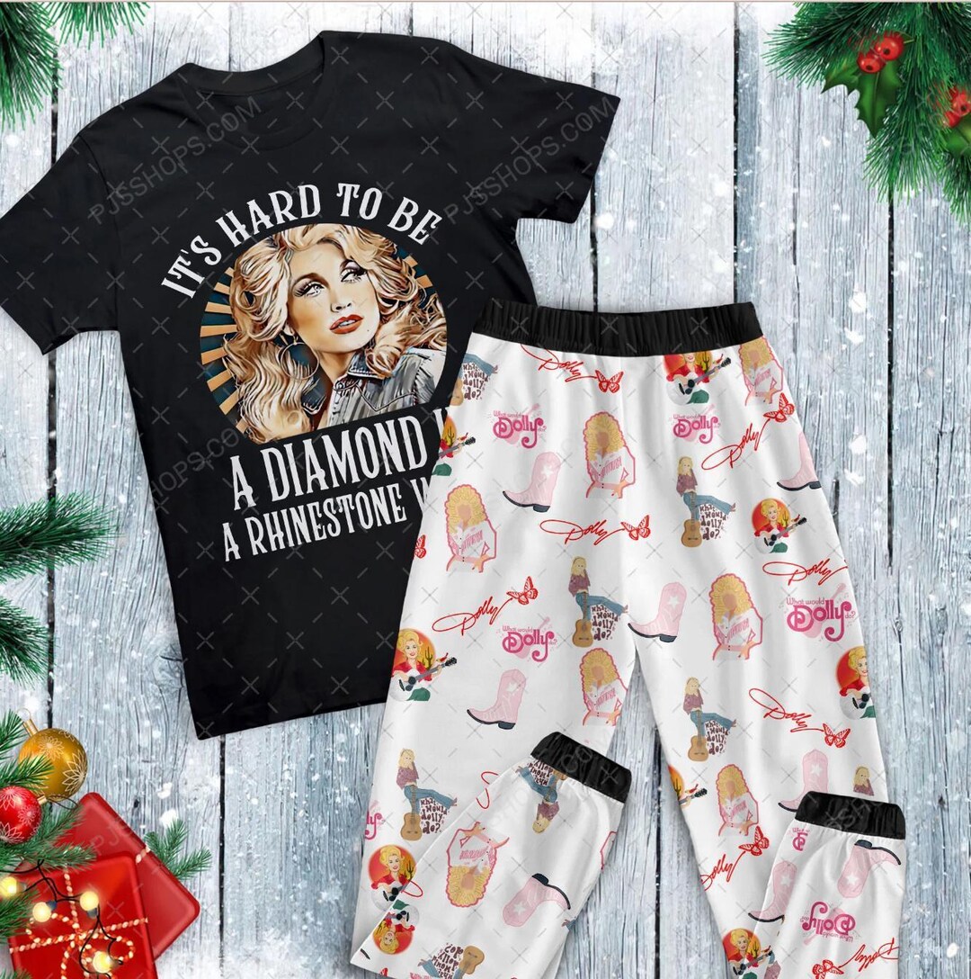 Dolly Parton Pajamas Set, Holly Dolly Personalized Family Pajamas ...