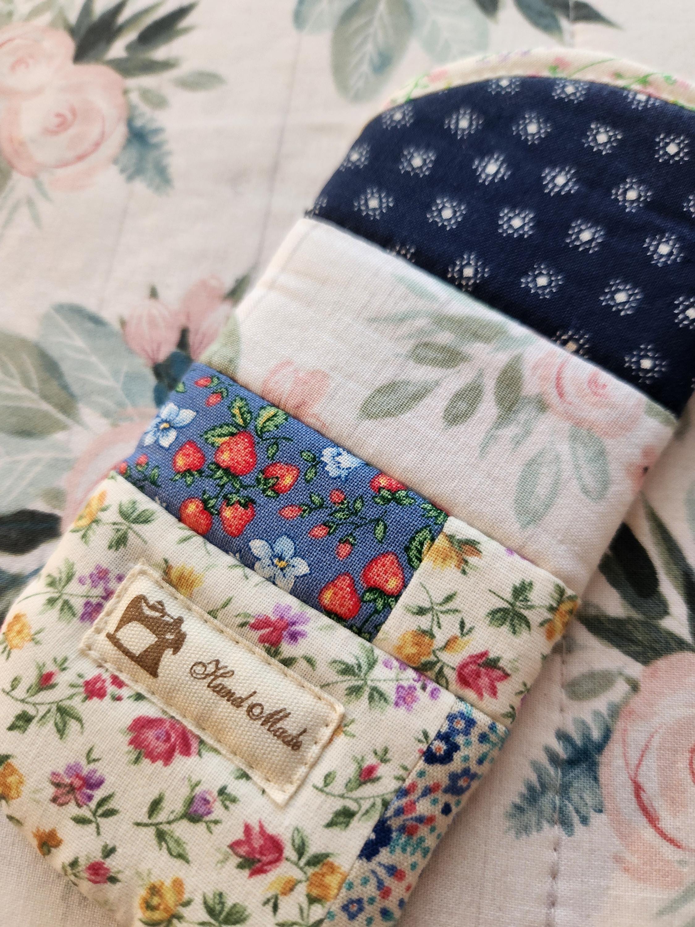 Unique Handmade Patchwork Glasses Case | Upcycled Fabric | Sturdy Foam ...