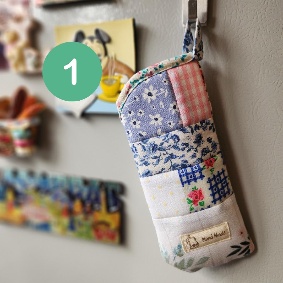 Unique Handmade Patchwork Glasses Case | Upcycled Fabric | Sturdy Foam ...