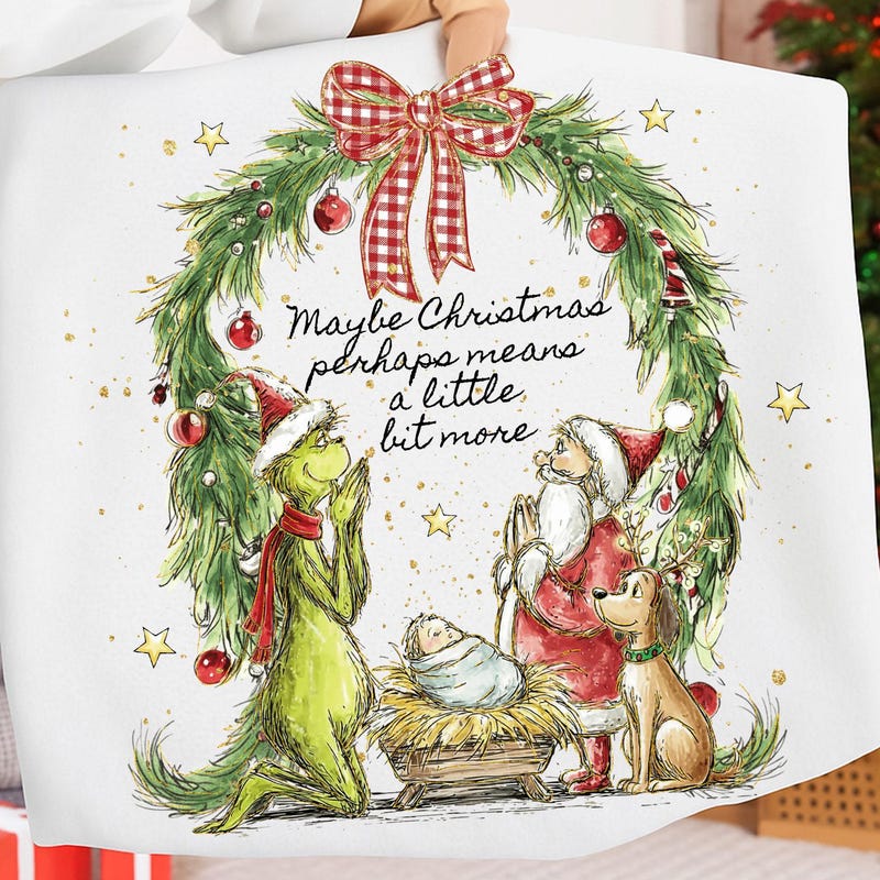 Santa Grinch Jesus - Etsy