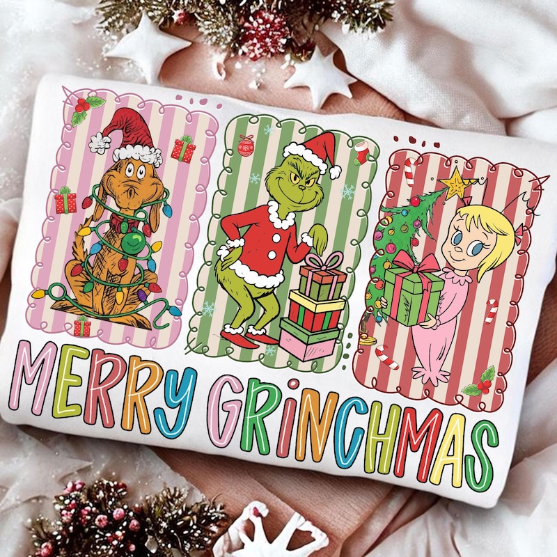 Preppy Grinch - Etsy