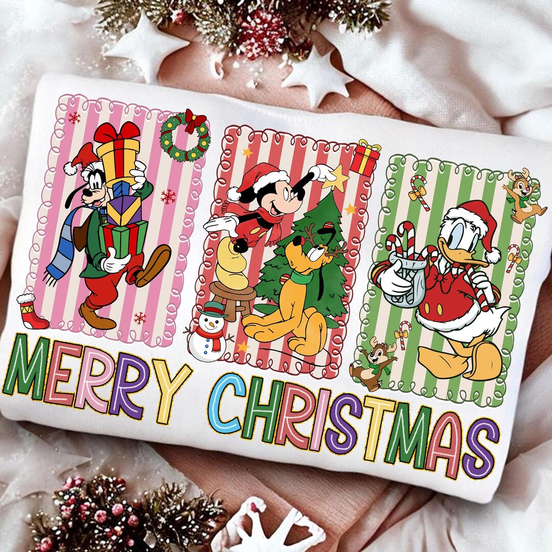 Dis-nei Merry Christmas Png, Mouse and Friends Christmas Png, Disn ...