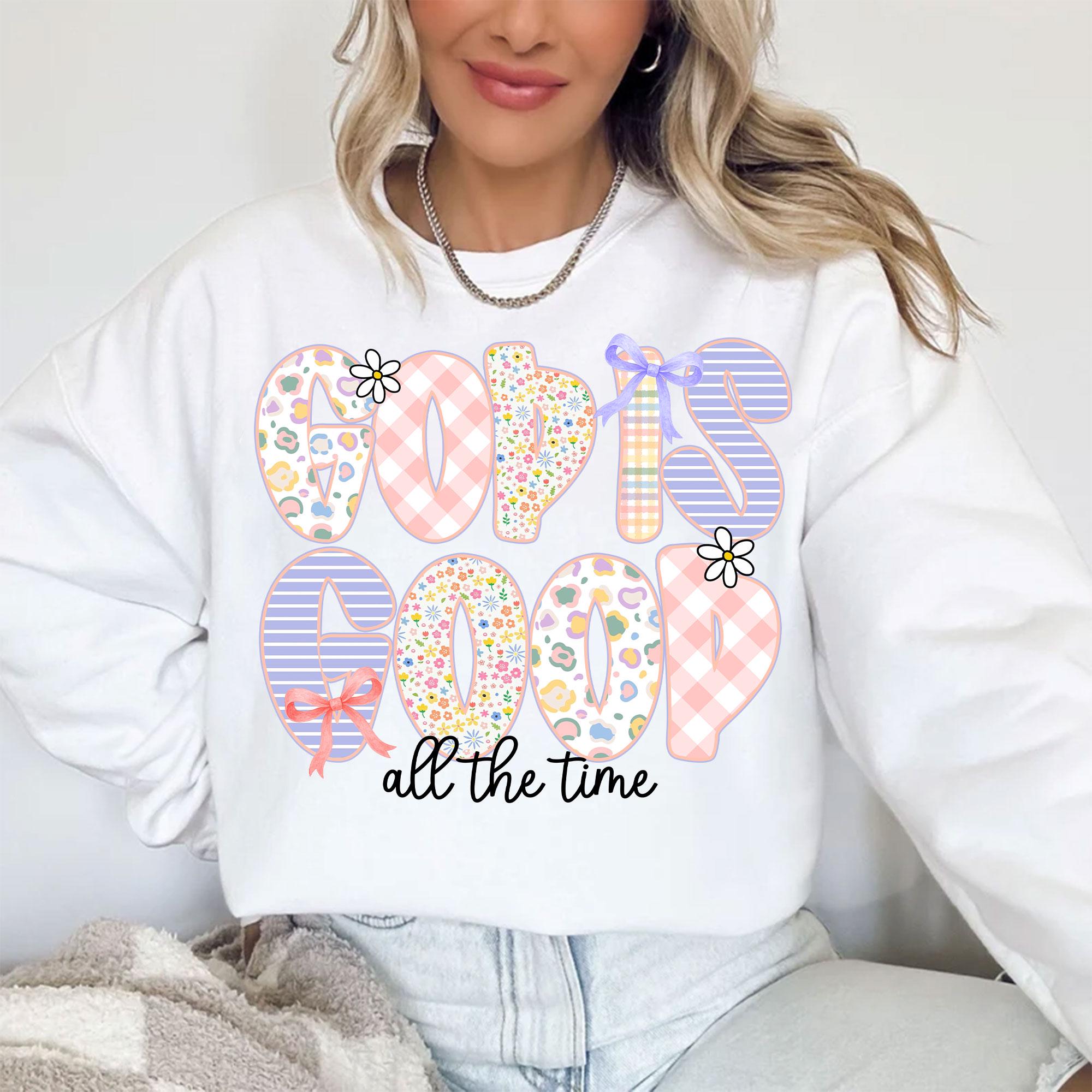 God is Good All the Time Png, Bible Verse Png, God Preppy Png ...