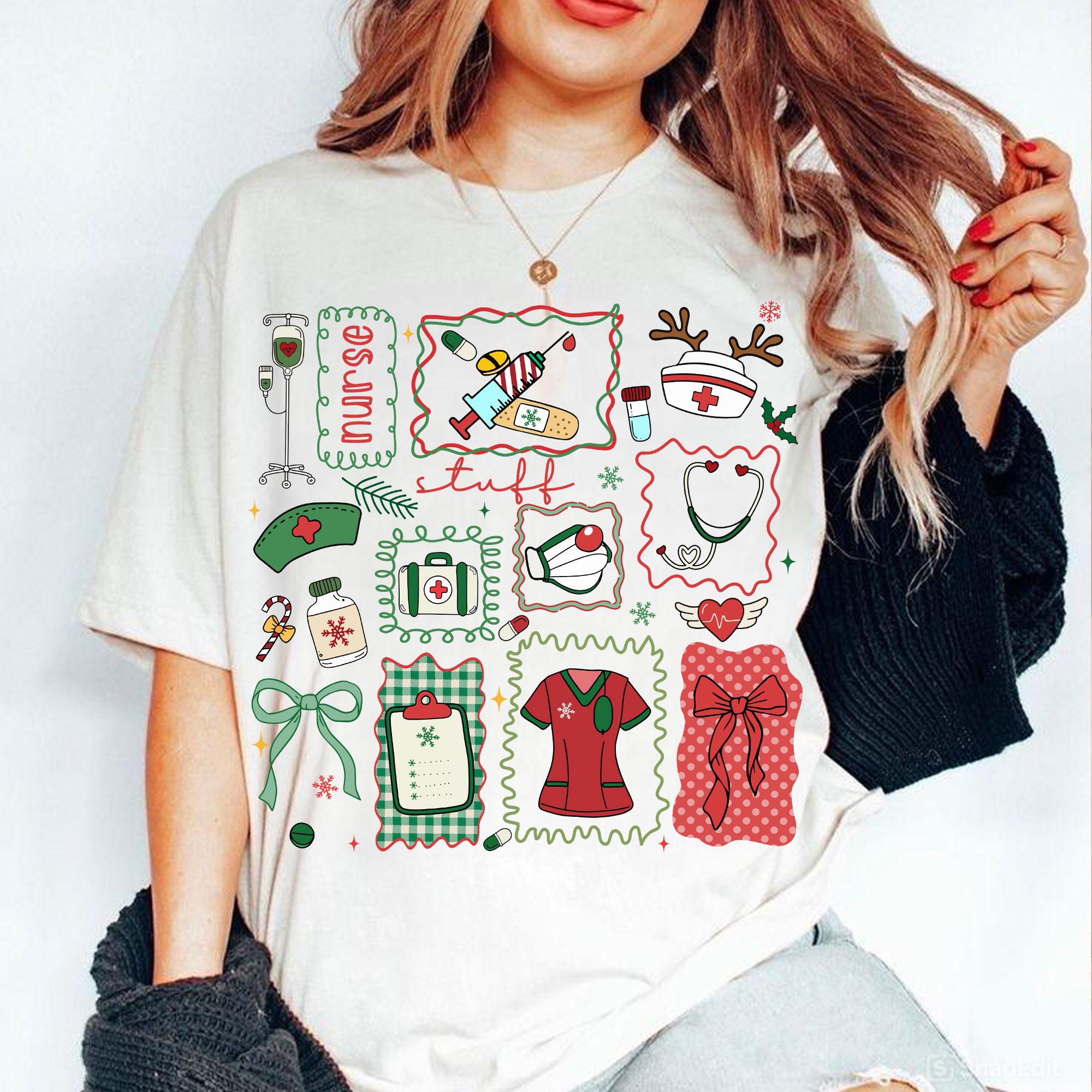 Christmas Nurse Png, Christmas Png, Sublimation Designs, Holiday Nurse ...