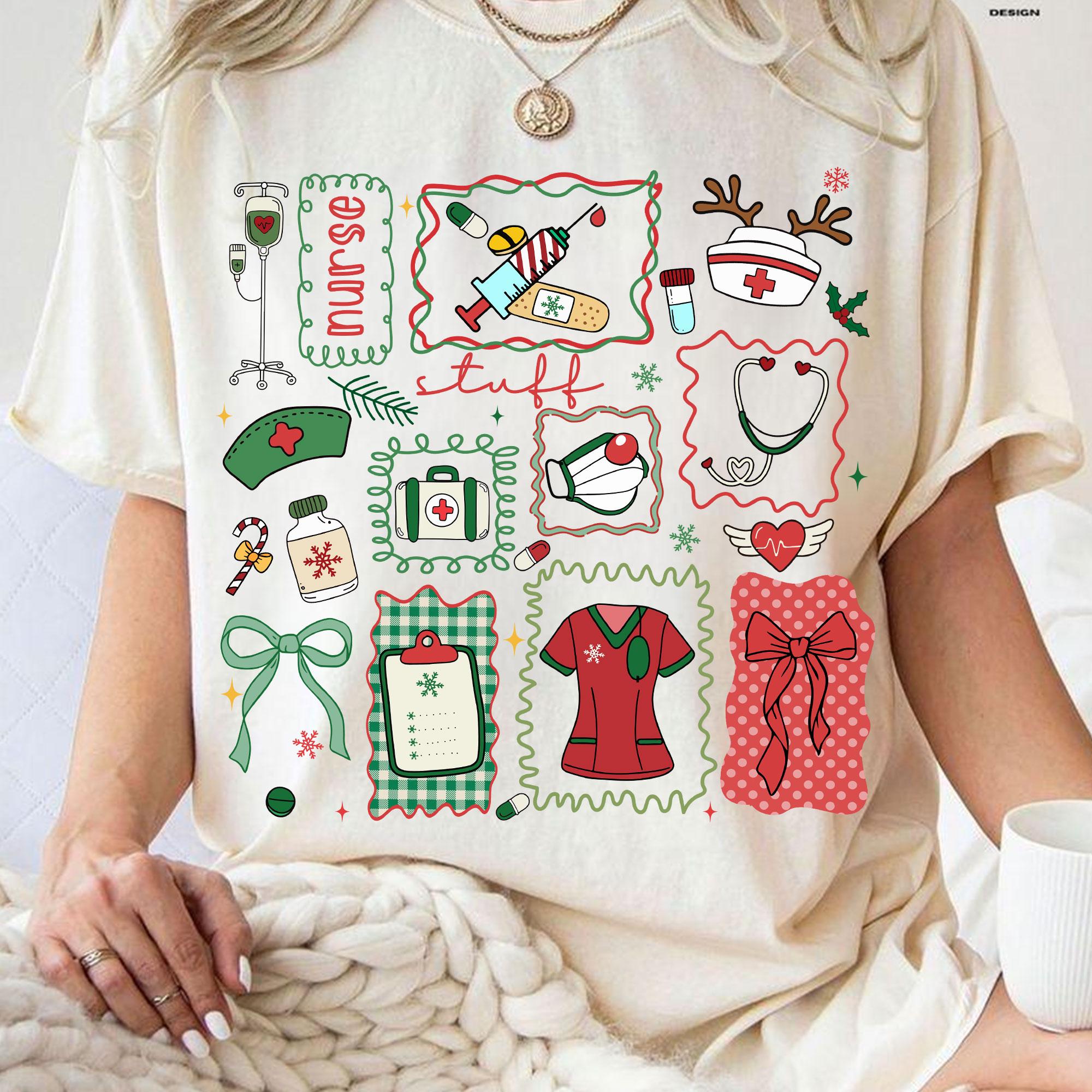 Christmas Nurse Png, Christmas Png, Sublimation Designs, Holiday Nurse ...