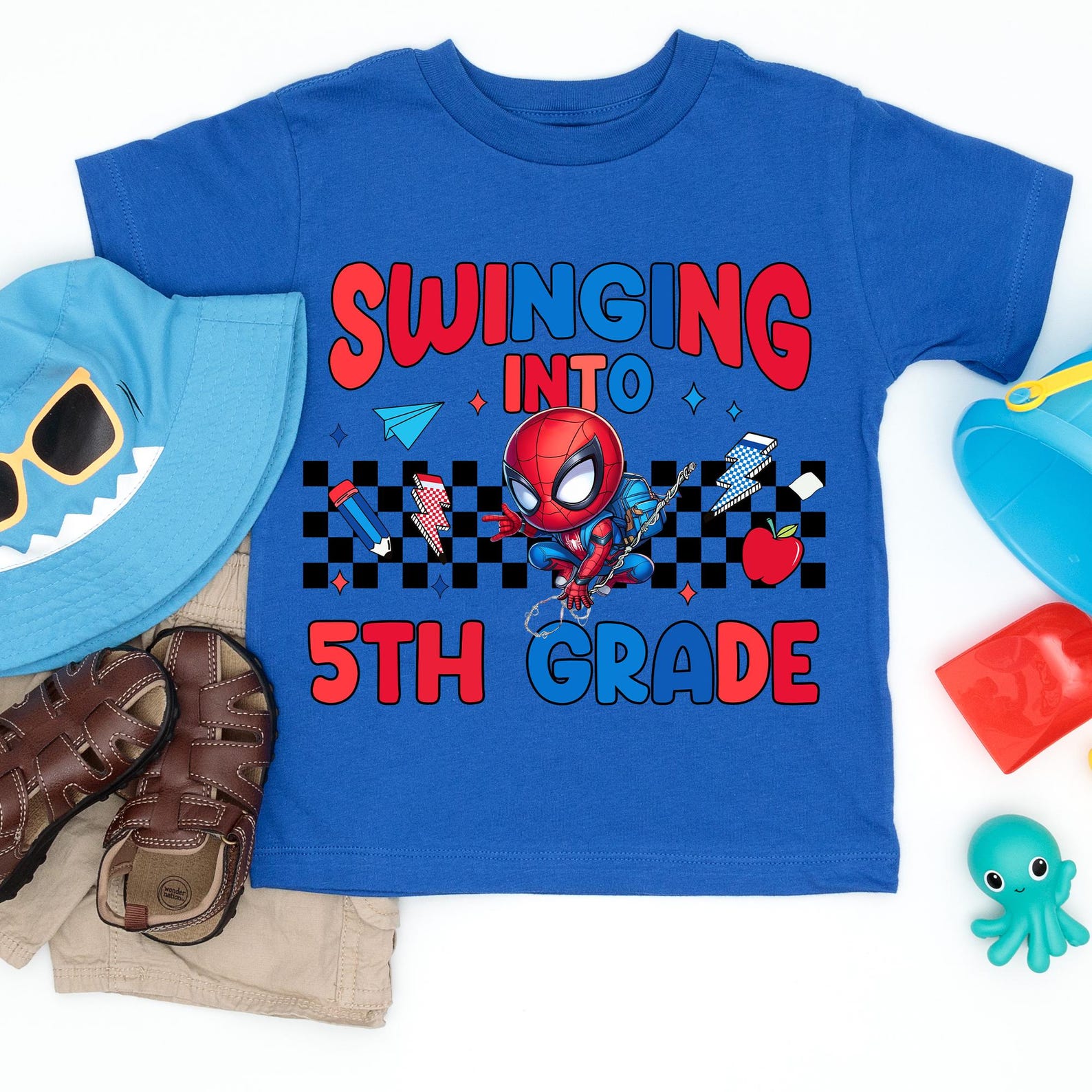 Superhero Back to School Png Bundle, Swinging Into Grade PNG, 1st 2nd ...