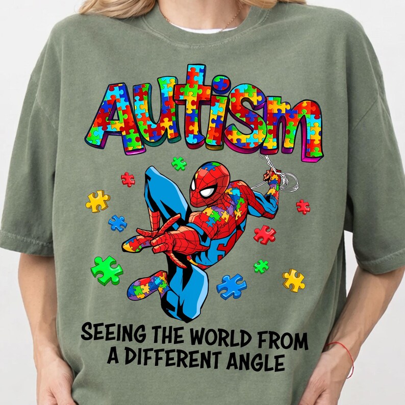 Spider Cartoon Autism Awareness Png: Autism Cartoon Png, Movie ...